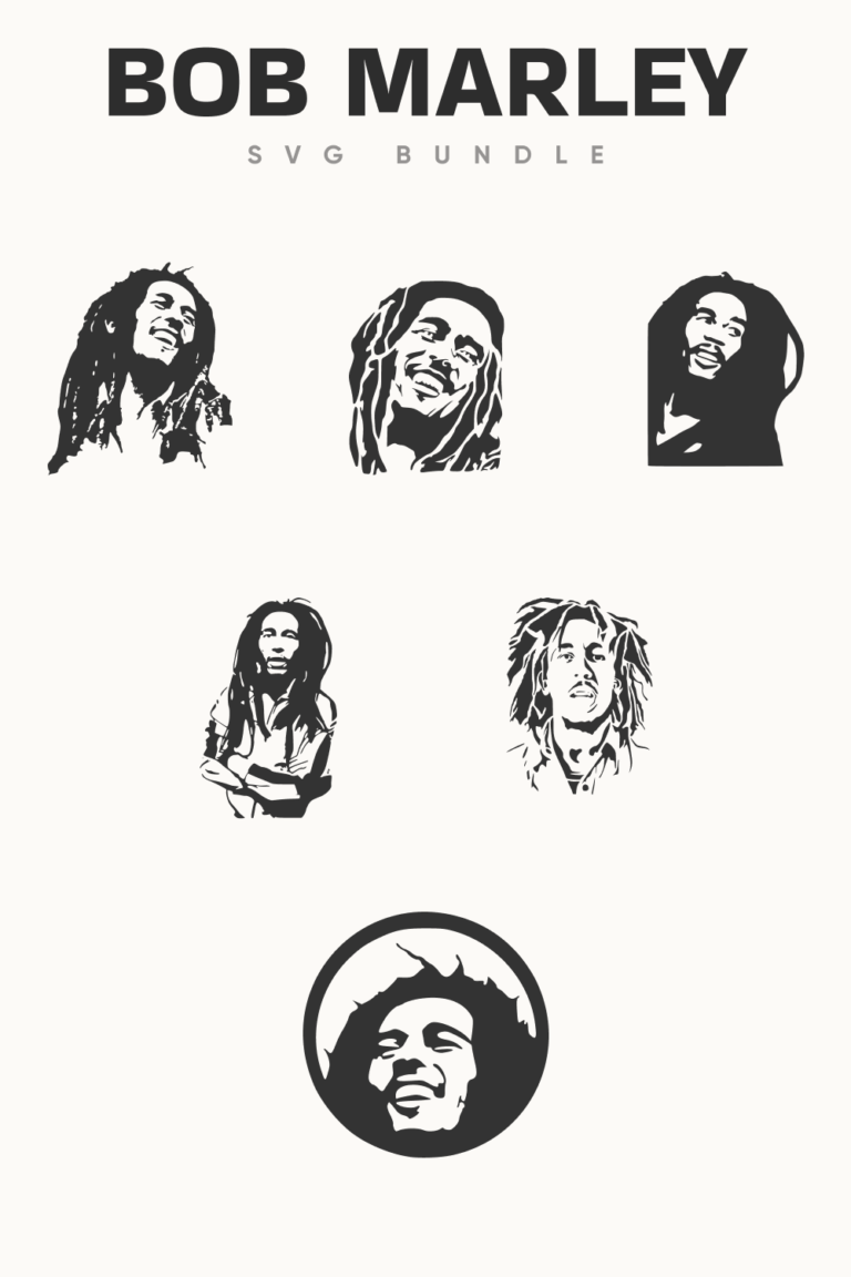 6 Bob Marley SVG Files – MasterBundles