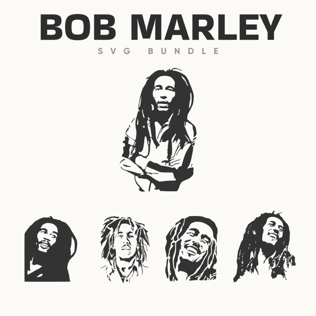 6 Bob Marley SVG Files – MasterBundles