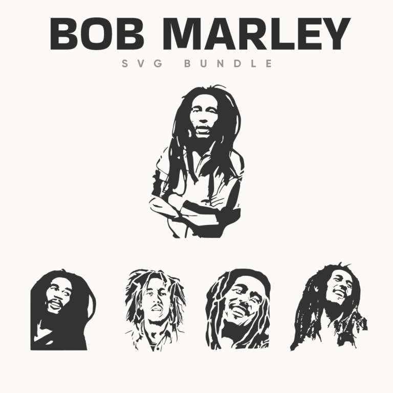 6 Bob Marley SVG Files – MasterBundles