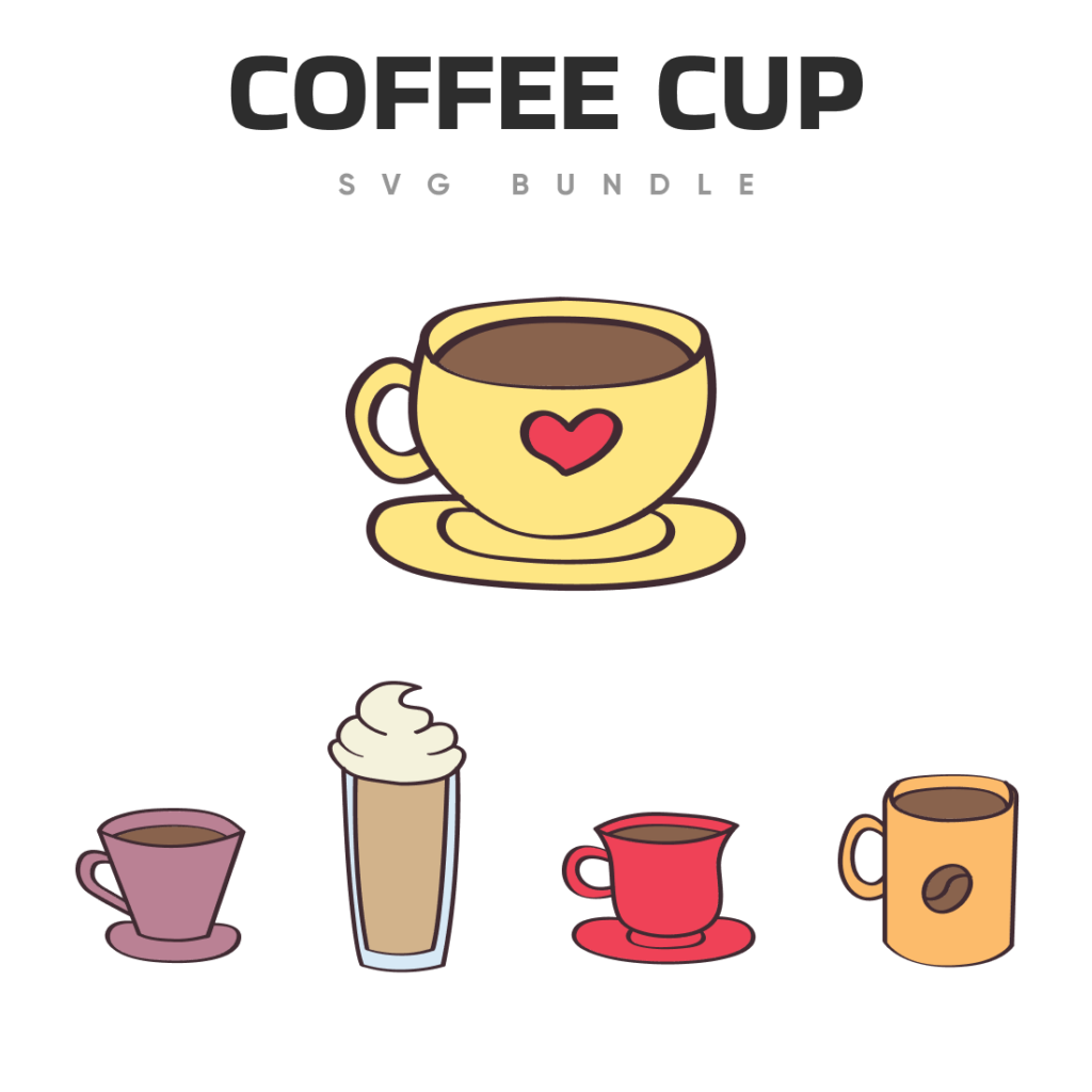 8 Coffee Cup SVG Bundle – MasterBundles
