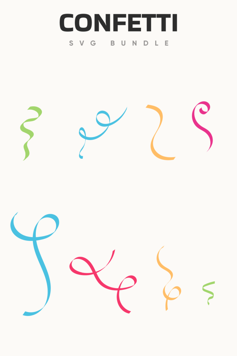 8 Confetti SVG Designs – MasterBundles