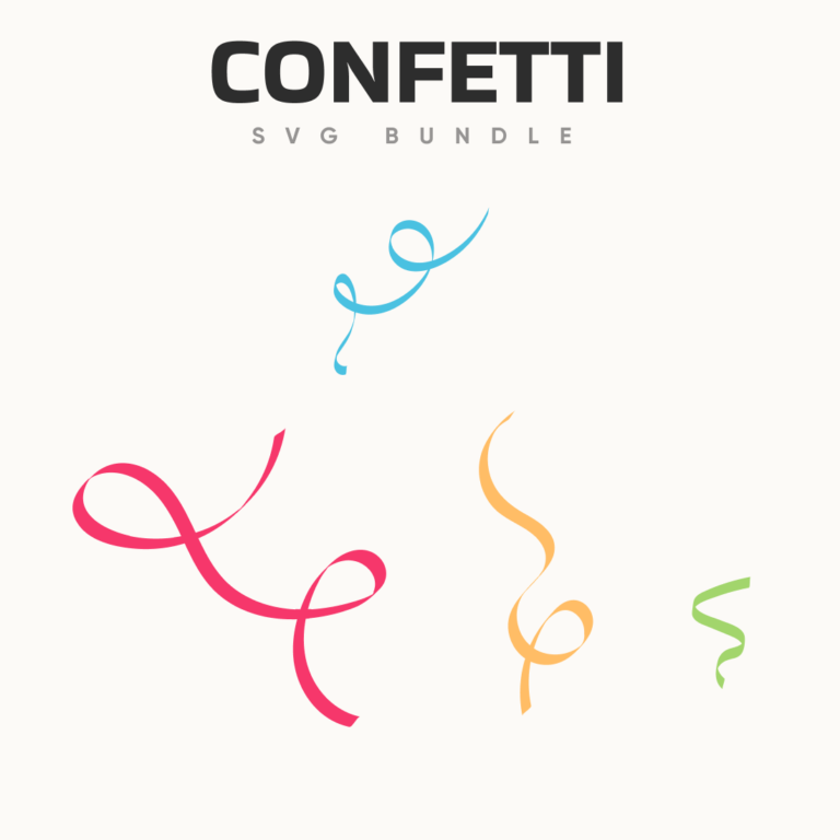 8 Confetti SVG Designs – MasterBundles