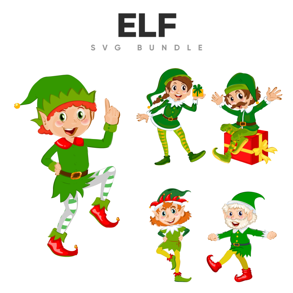 8 Elf SVG Designs – MasterBundles