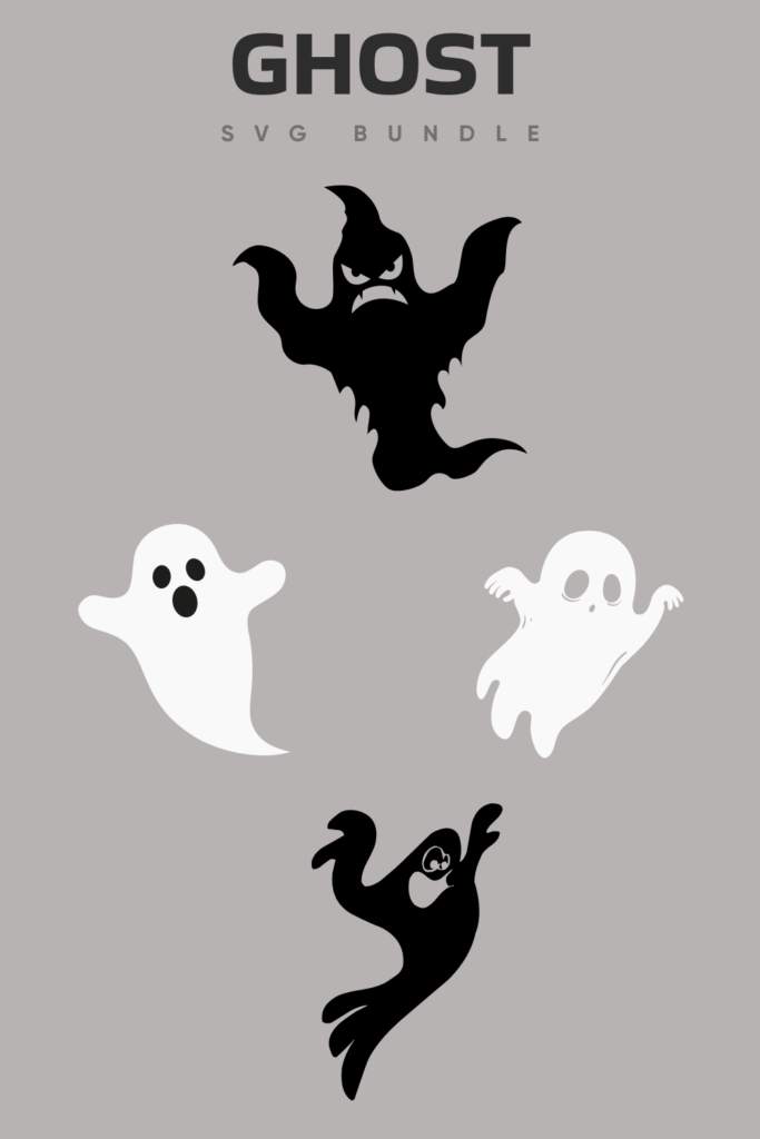 4 Ghost SVG Designs – MasterBundles