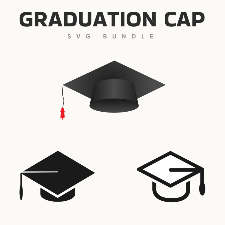 Graduation Hat SVG Designs – MasterBundles