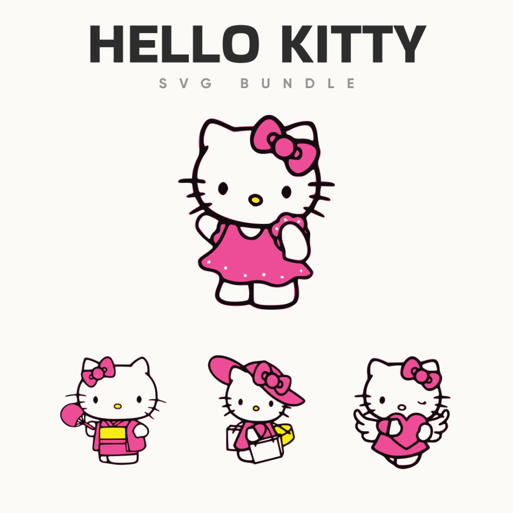 8 Hello Kitty SVG Designs – MasterBundles