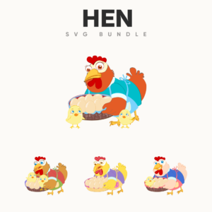 Hen SVG Designs Bundle – MasterBundles