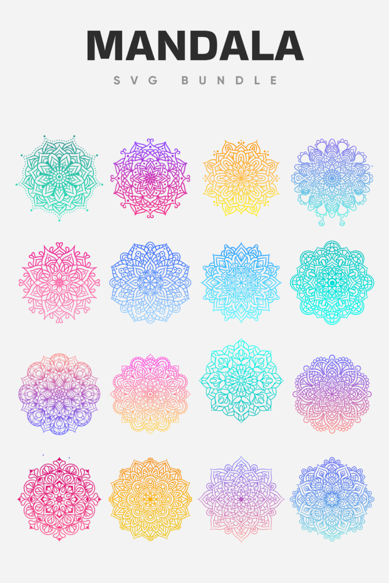 16 Mandala SVG Designs – MasterBundles