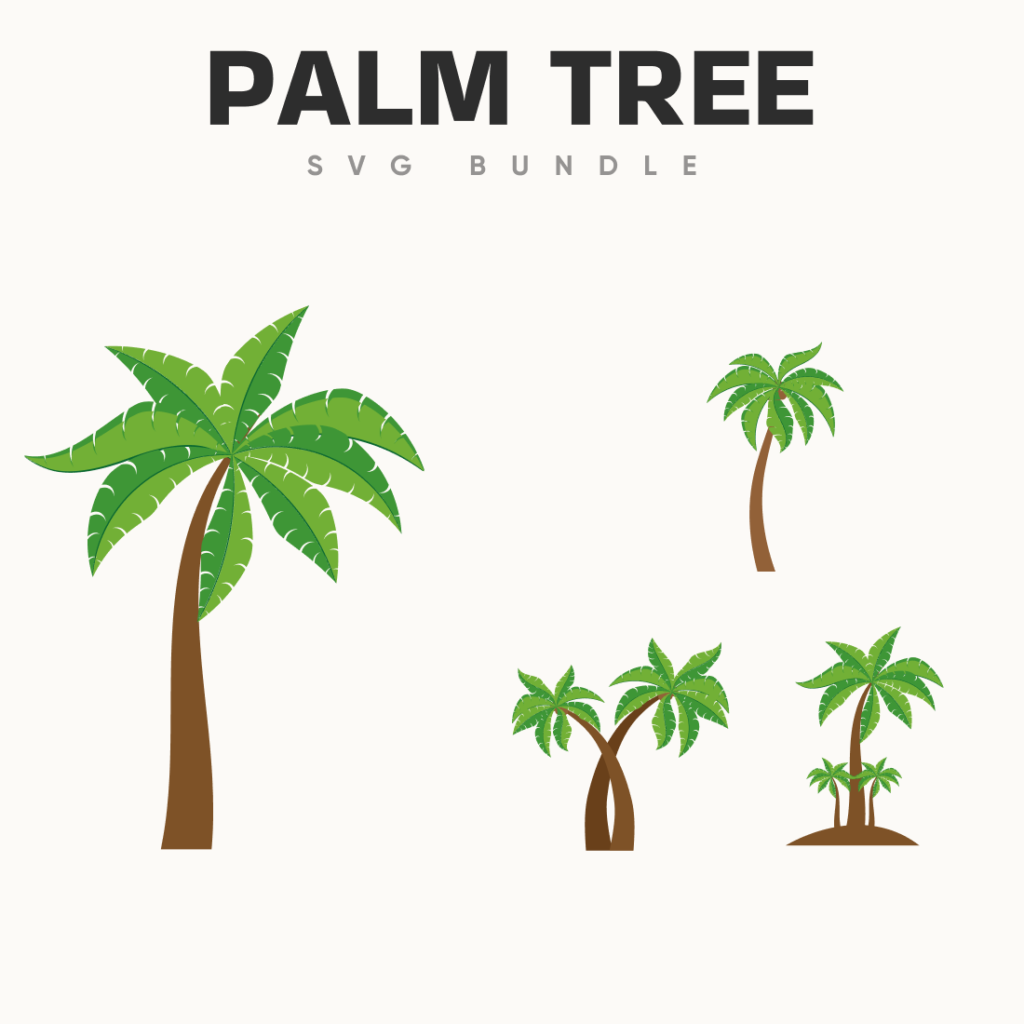 Palm Tree Clipart Bundle SVG – MasterBundles