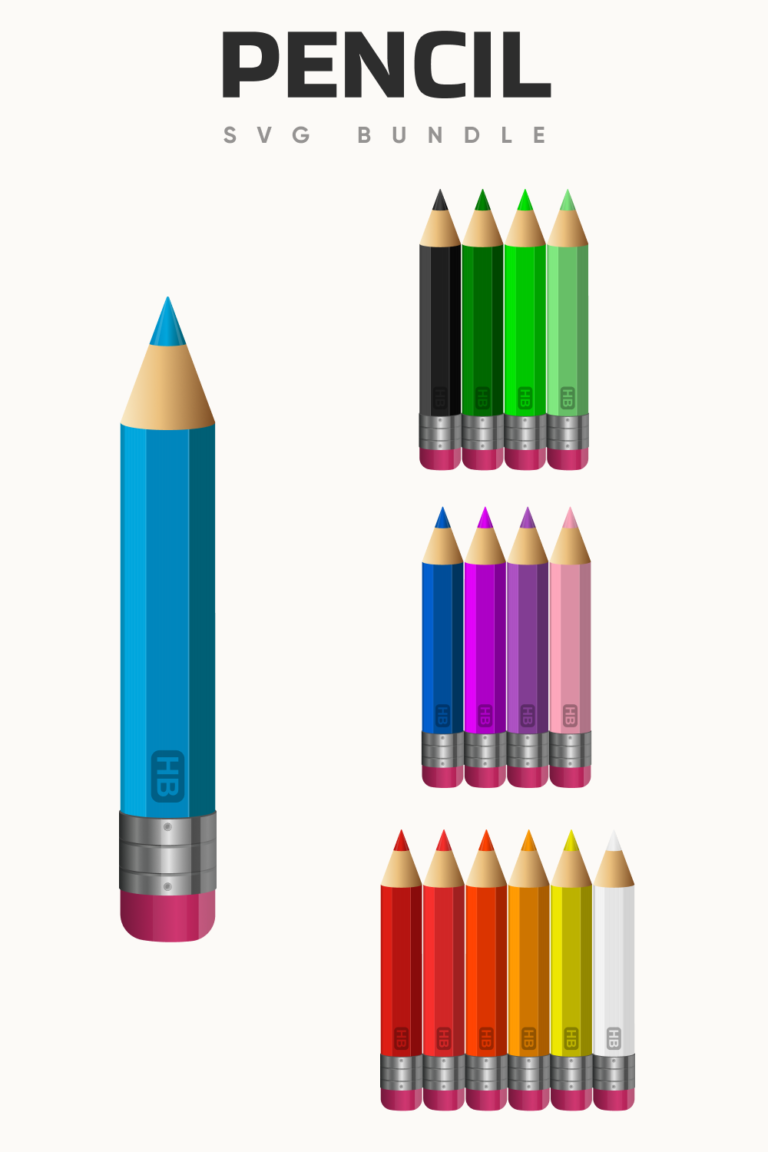 15 Pencil SVG Designs – MasterBundles