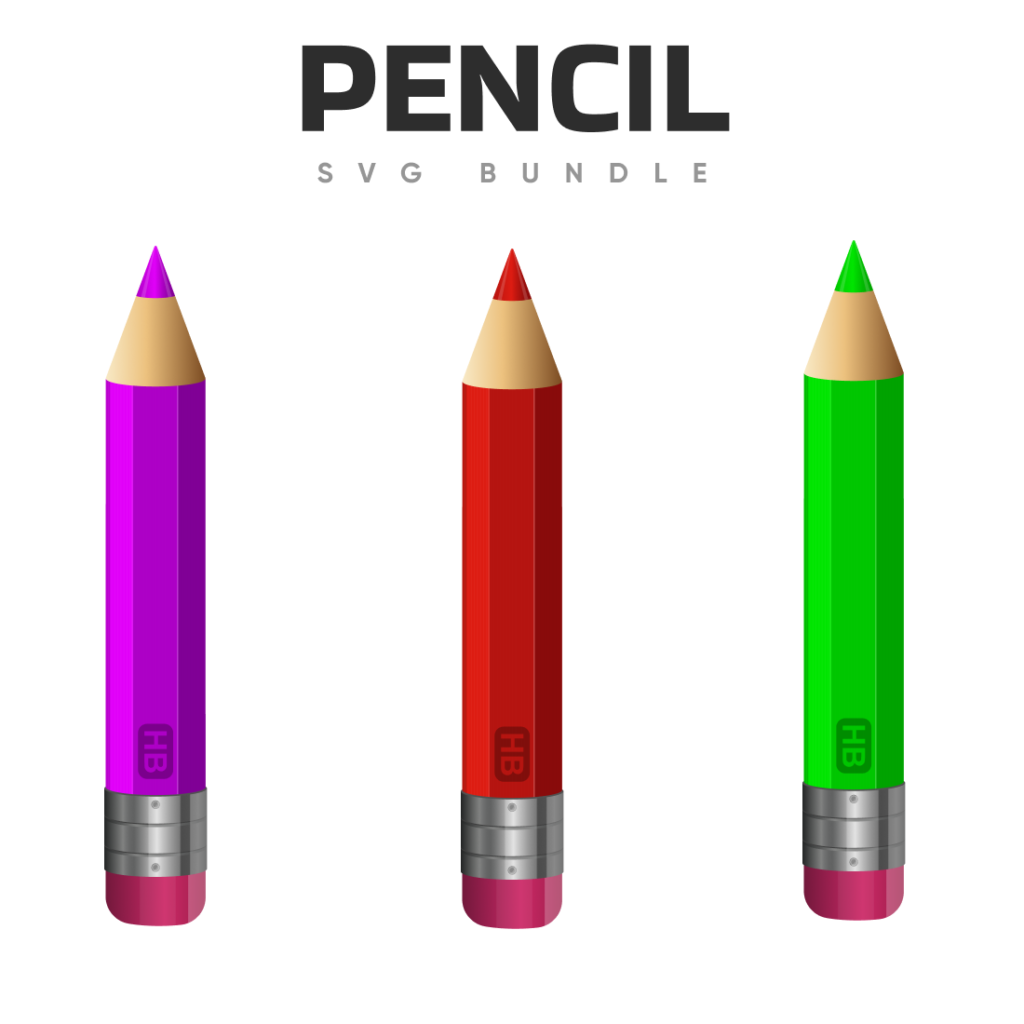 15 Pencil SVG Designs – MasterBundles