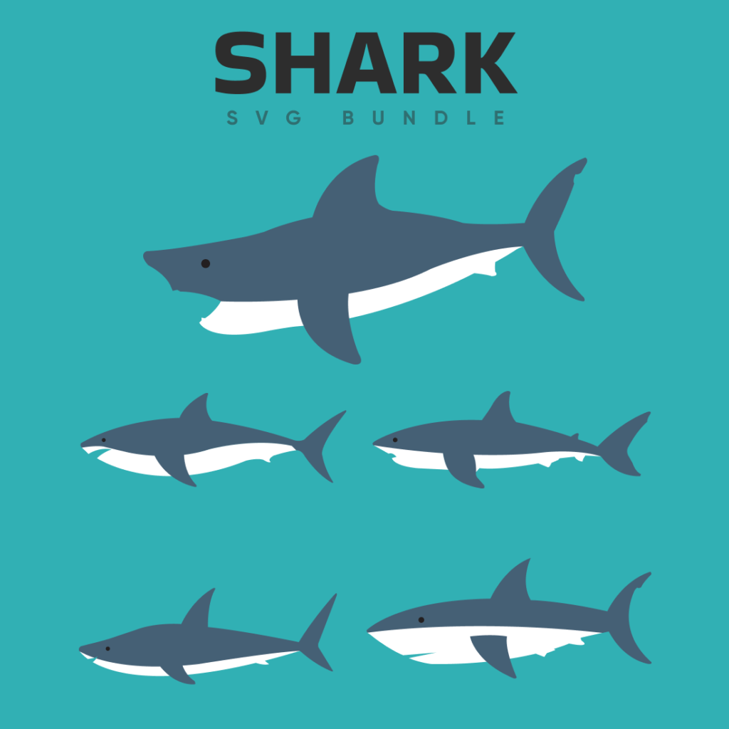 6 Shark SVG Files – MasterBundles