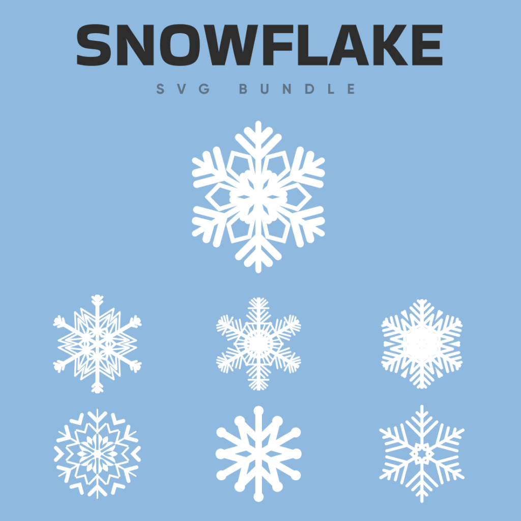 Snowflake SVG Files Bundle – MasterBundles