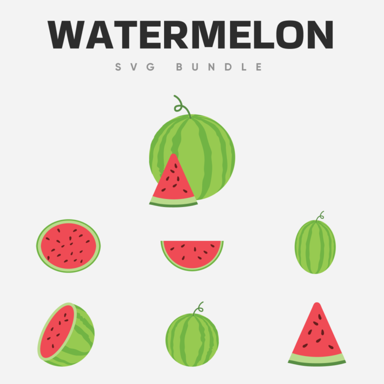 Watermelon SVG: 9 Designs – MasterBundles