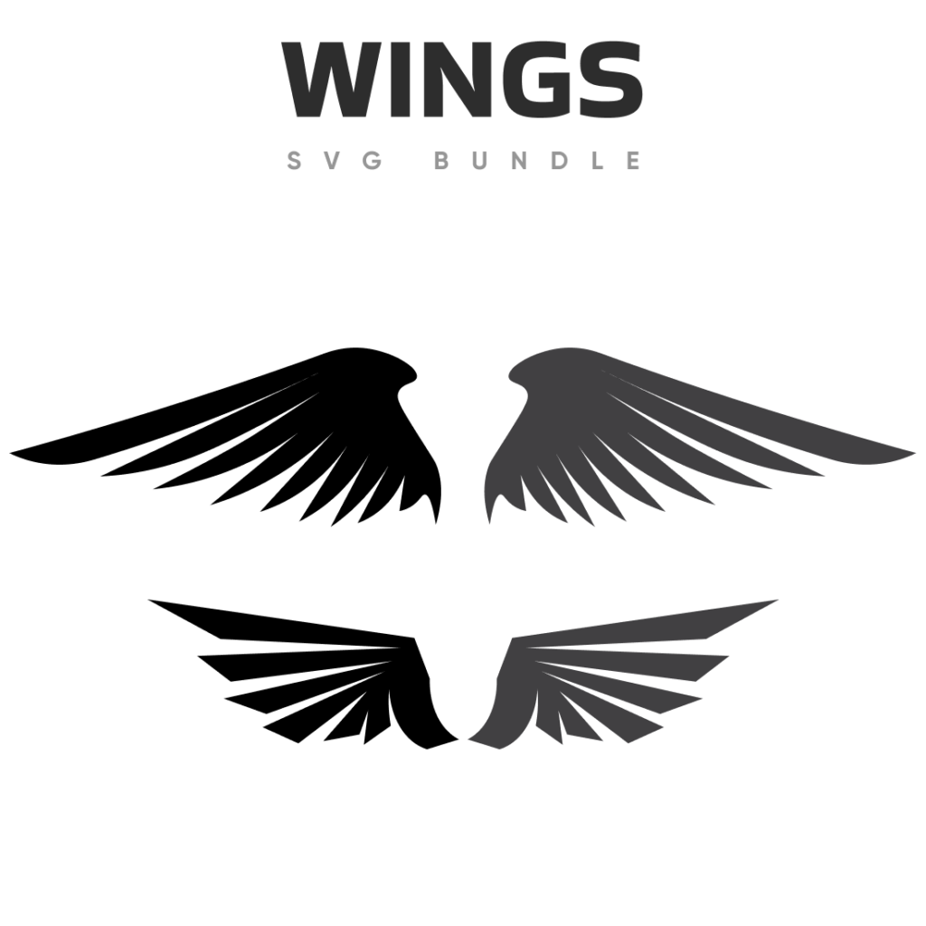 Angel Wings SVG Designs | Master Bundles