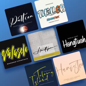 10 Fun Script Fonts Bundle | Master Bundles