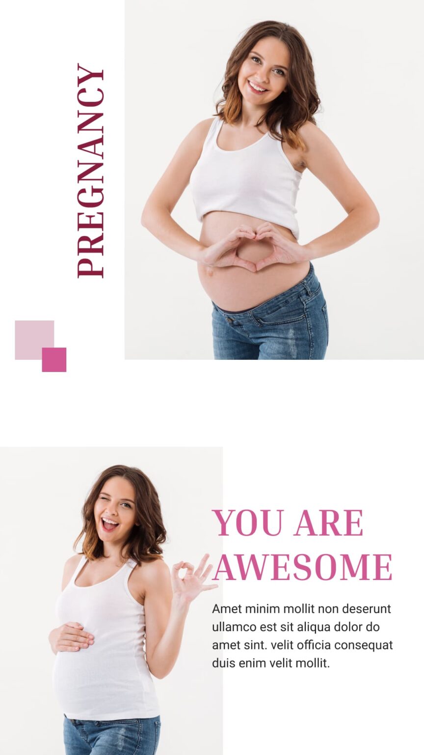 5 Pregnancy Instagram Story Templates – MasterBundles