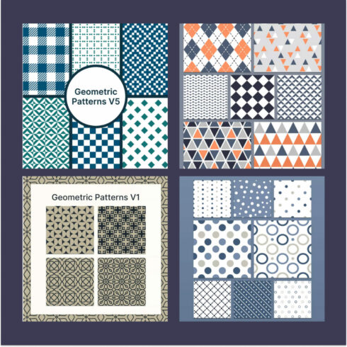 40 Geometrics Patterns Huge Bundle – MasterBundles