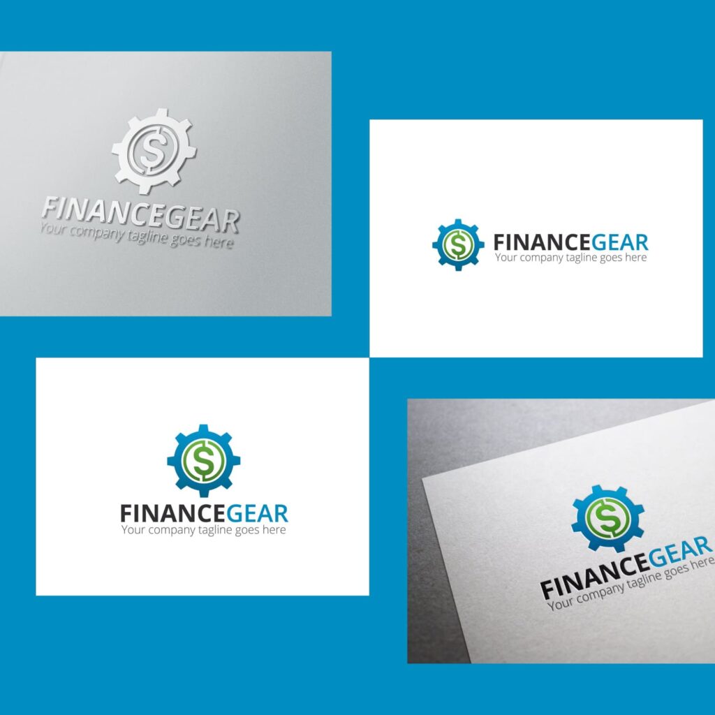 Finance Gear Logo Template – MasterBundles