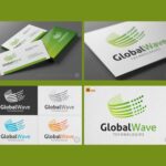 Global Wave Technology Logo Template – MasterBundles