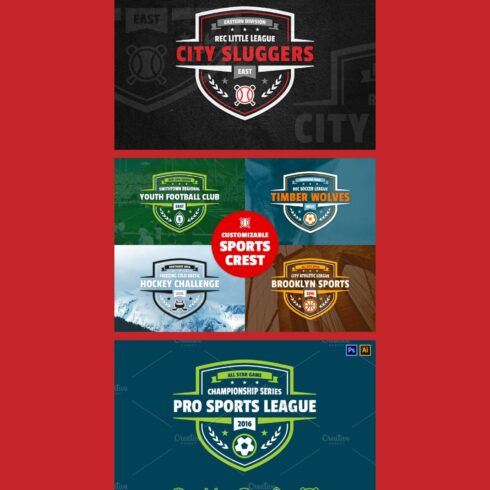 Sports Crest Badge Graphic – MasterBundles