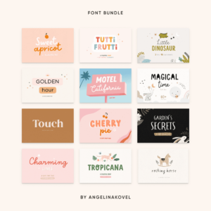 Font Bundle SALE – MasterBundles