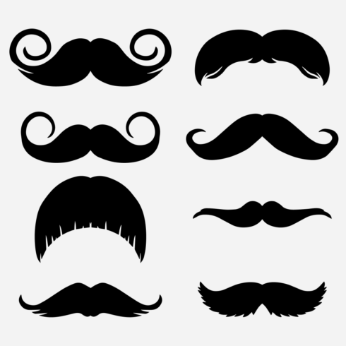 8 Mustache SVG Designs – MasterBundles