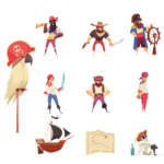 10 Pirate SVG Designs – MasterBundles