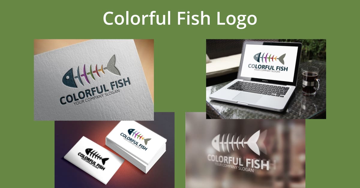 Colorful Fish Logo Template – MasterBundles