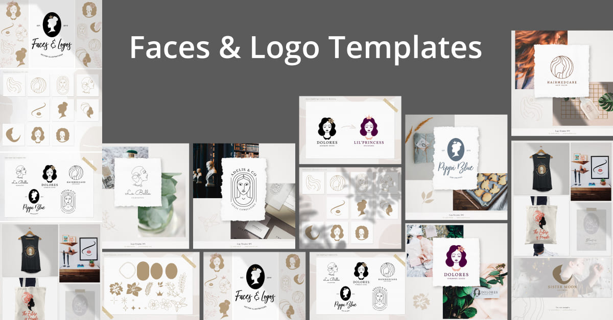 Faces & Logo Templates – MasterBundles