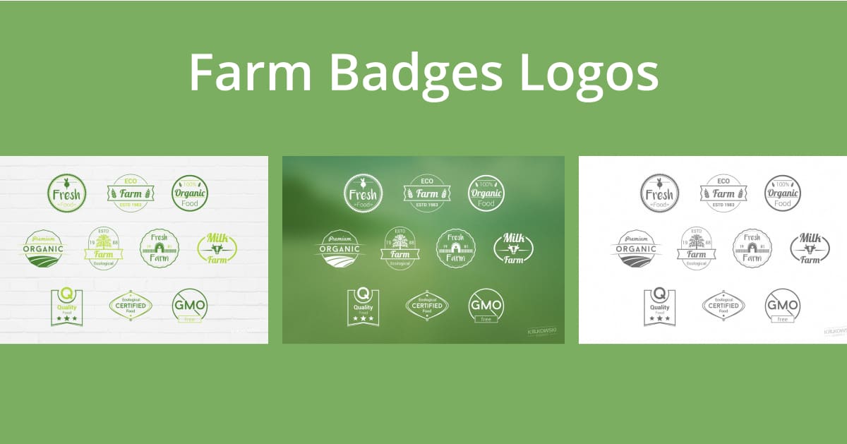Farm Badges Logos – MasterBundles