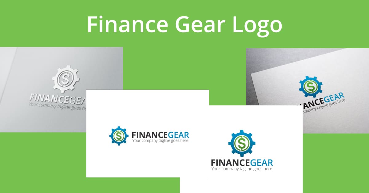 Finance Gear Logo Template – MasterBundles