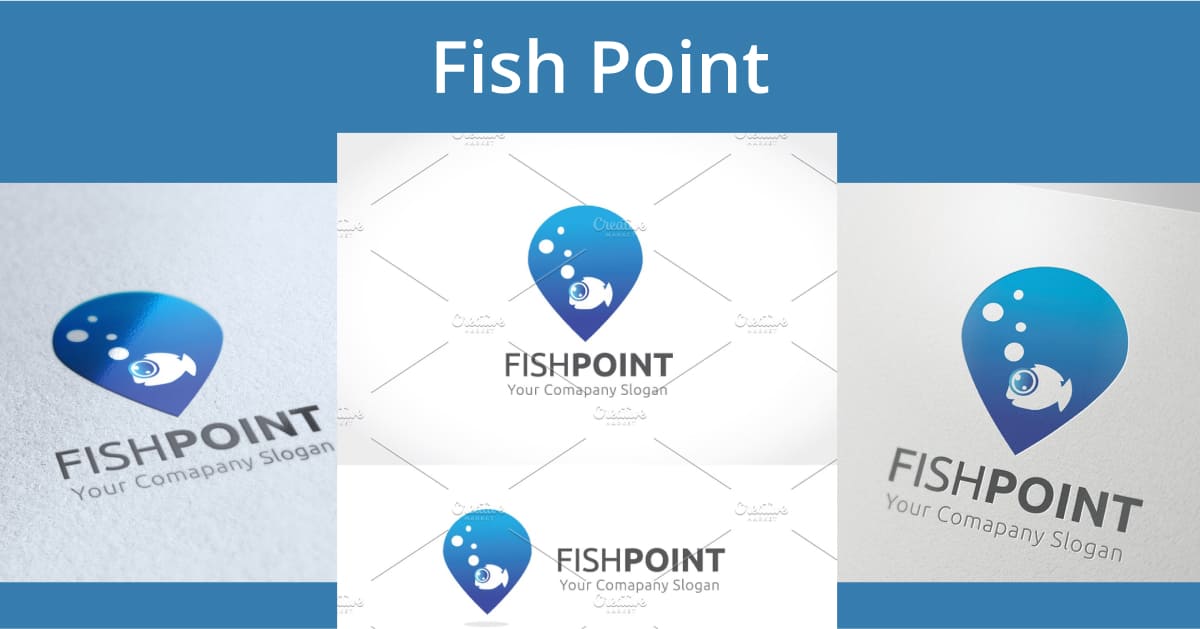Fish Point Logo Template – MasterBundles
