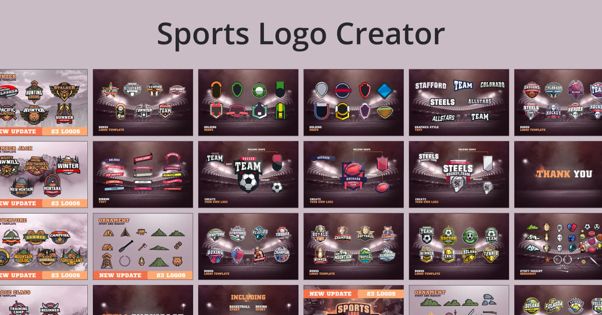 Sports Logo Creator – MasterBundles