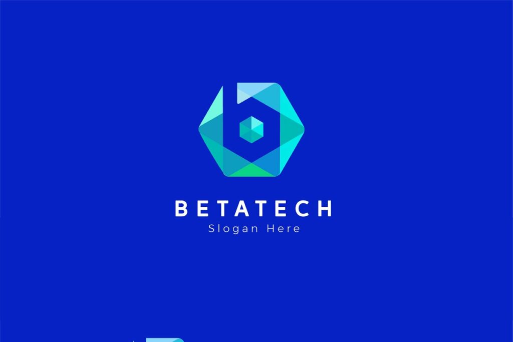 Letter B Logo - Beta Tech Logo – MasterBundles
