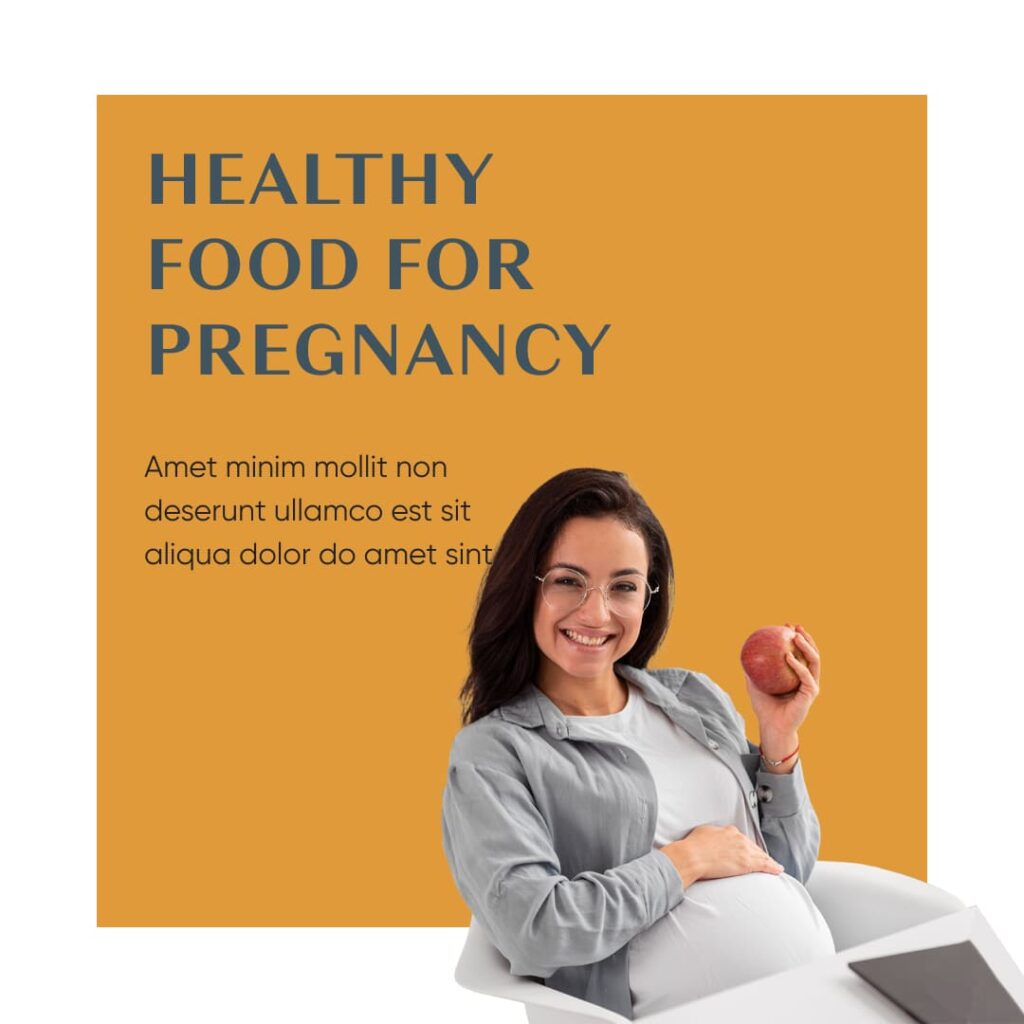 5 Yellow Pregnancy Instagram Post Templates – MasterBundles