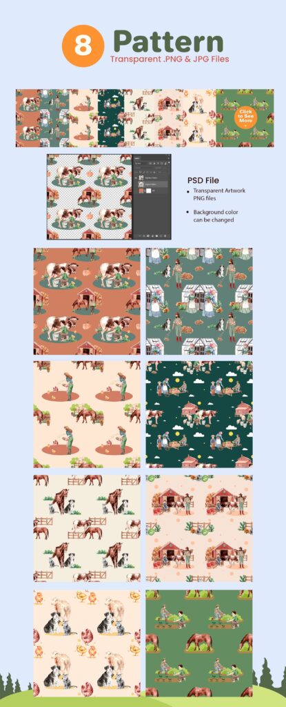 Organic Agriculture Farm Watercolor – MasterBundles