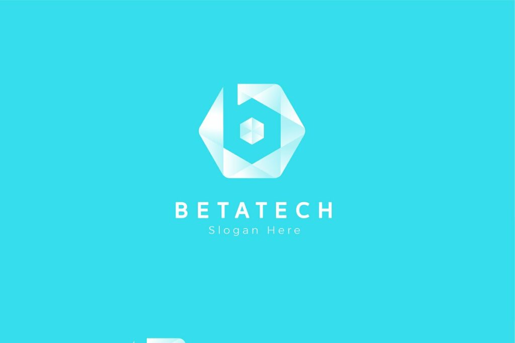Letter B Logo - Beta Tech Logo – MasterBundles