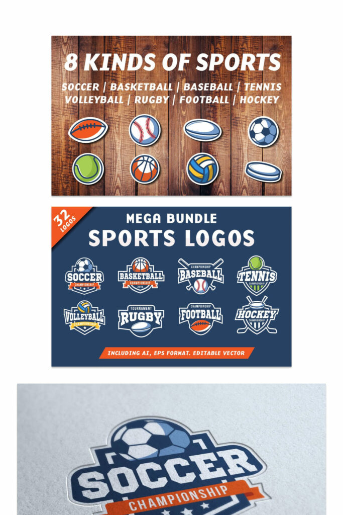 32 Sports Logos Bundle – MasterBundles