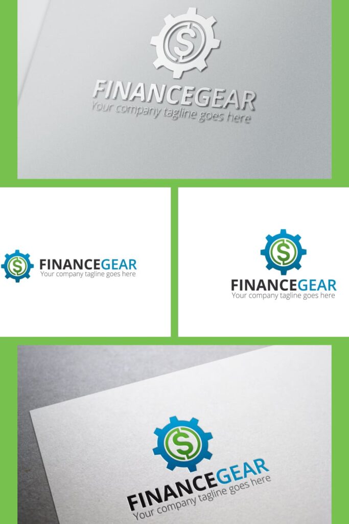 Finance Gear Logo Template – MasterBundles