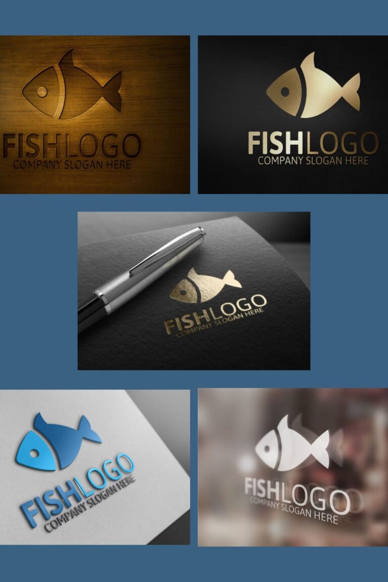 Fish Logo Template – MasterBundles