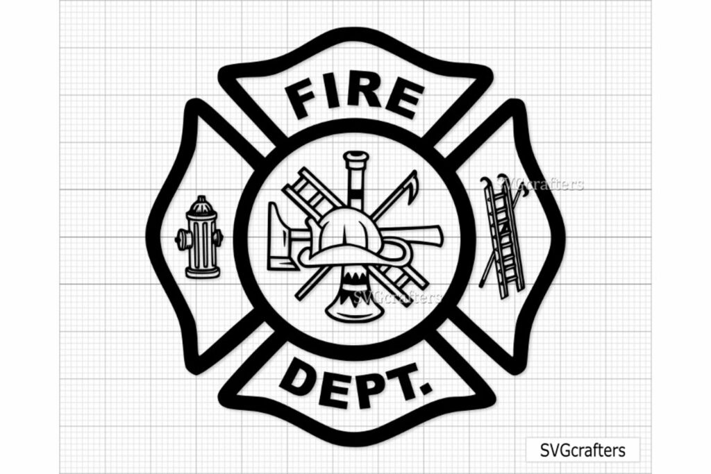 Fire Dept SVG, Firefighter SVG, Fireman SVG – MasterBundles