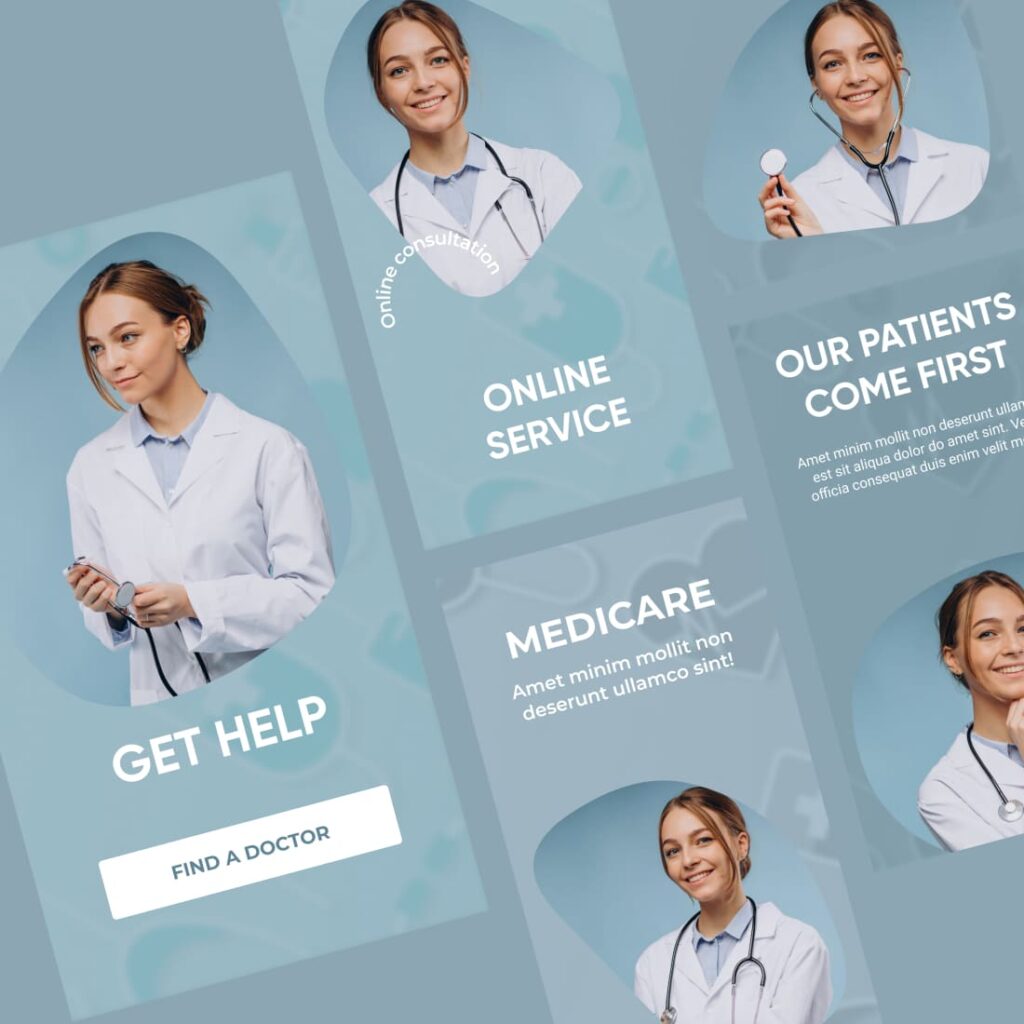 5 Doctor Instagram Story Templates – MasterBundles