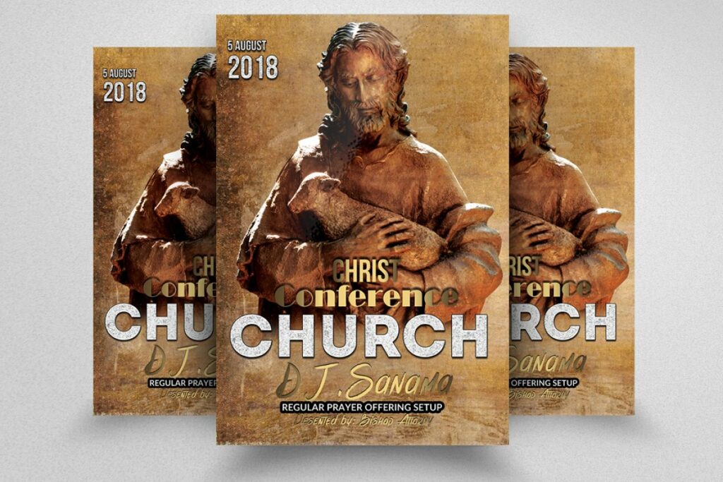 10 Church Flyer Bundle Vol.01 – MasterBundles