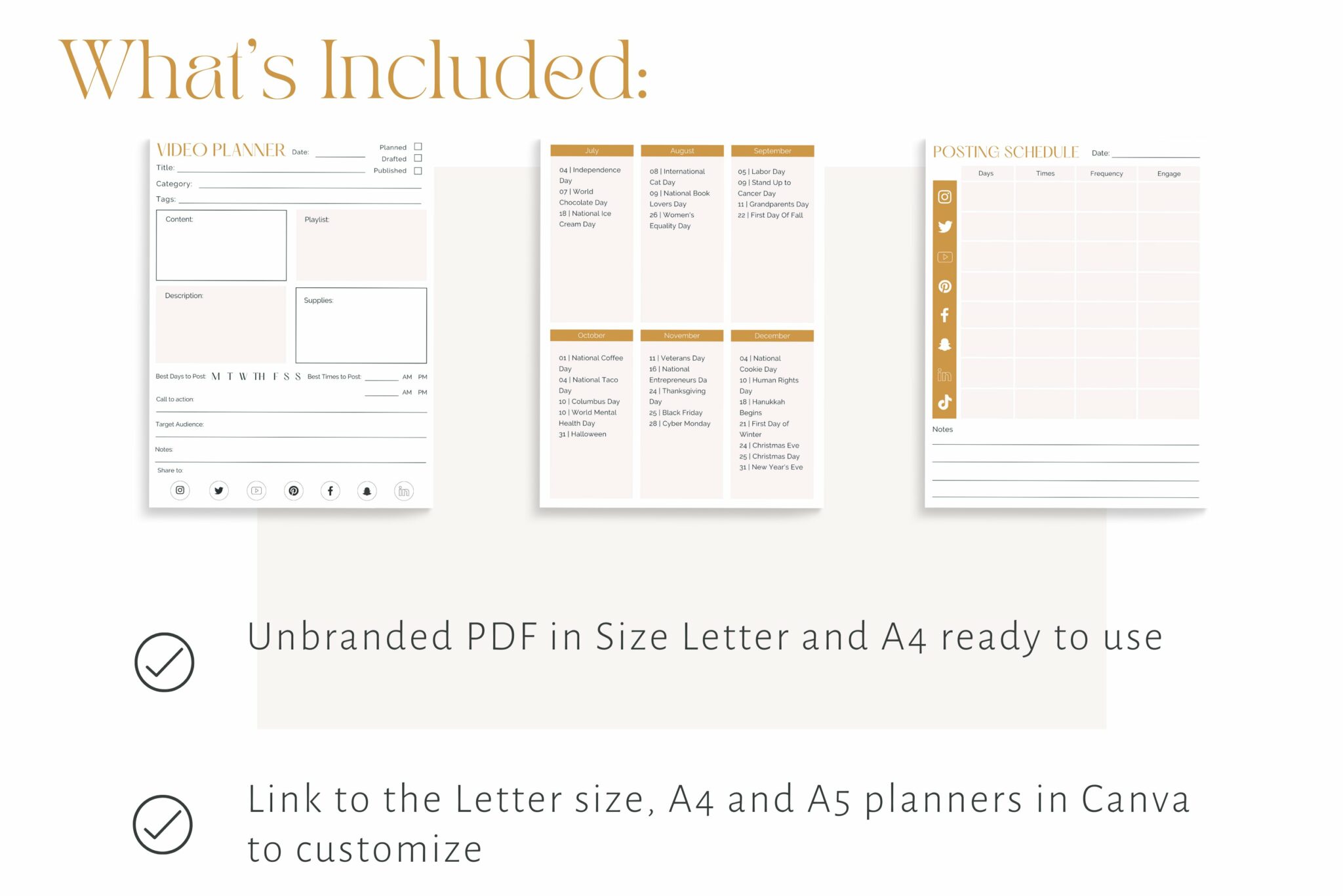 Influencer Planner – MasterBundles