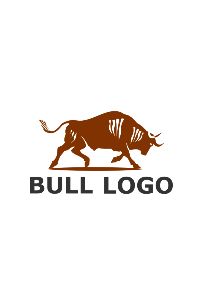 Bull Custom Design Logo Template 2 - MasterBundles