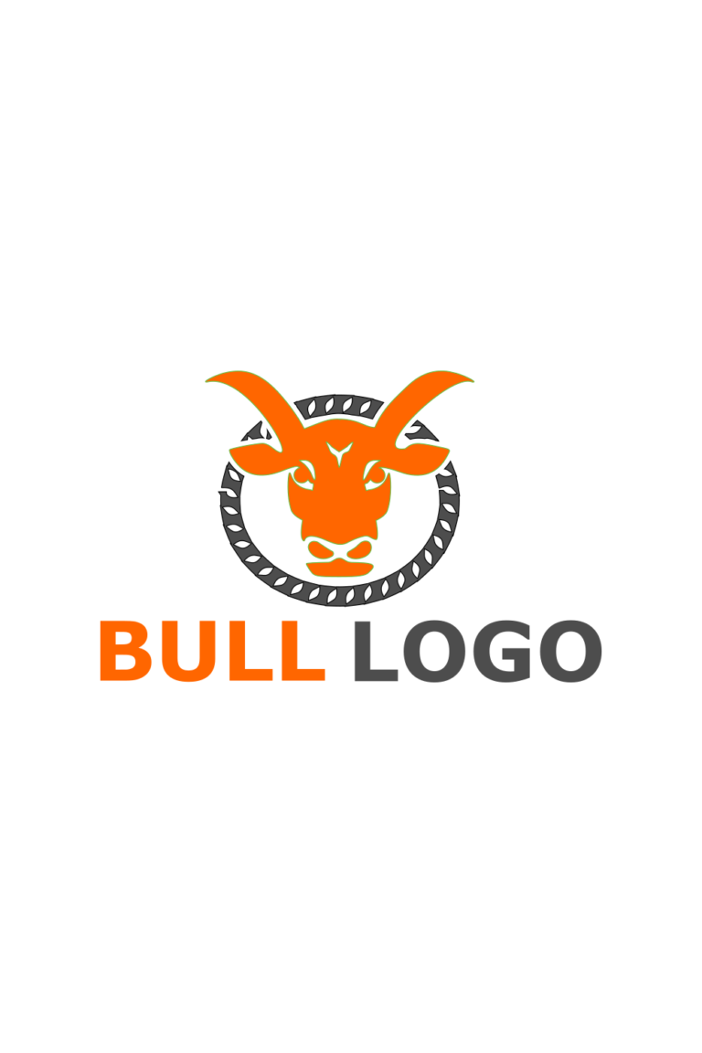 Bull Custom Design Logo Template 9 - MasterBundles