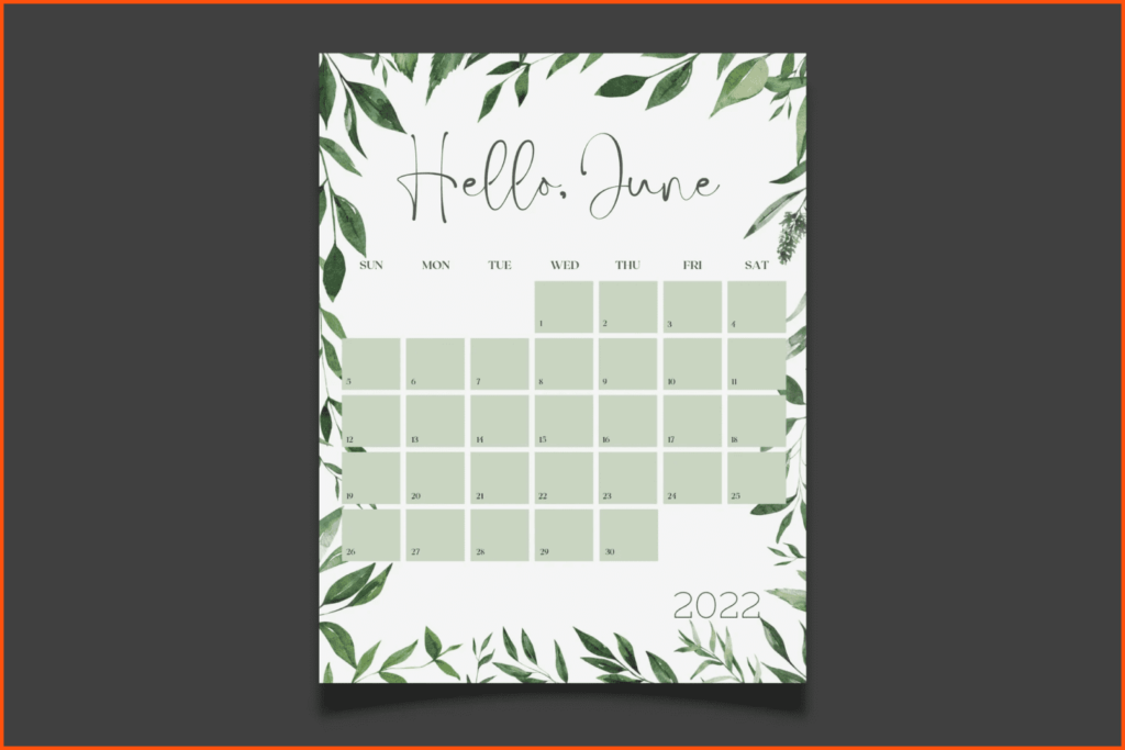 40+ Best June Calendars for 2022