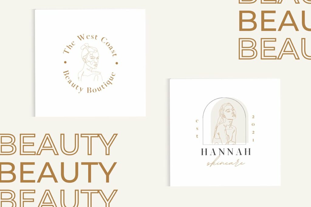 SALE! Beauty Logo Designs – MasterBundles