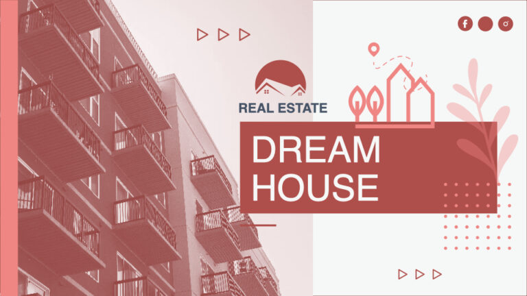 Dream House Presentation Template: 50 Slides PPTX, KEY, Google Slides ...